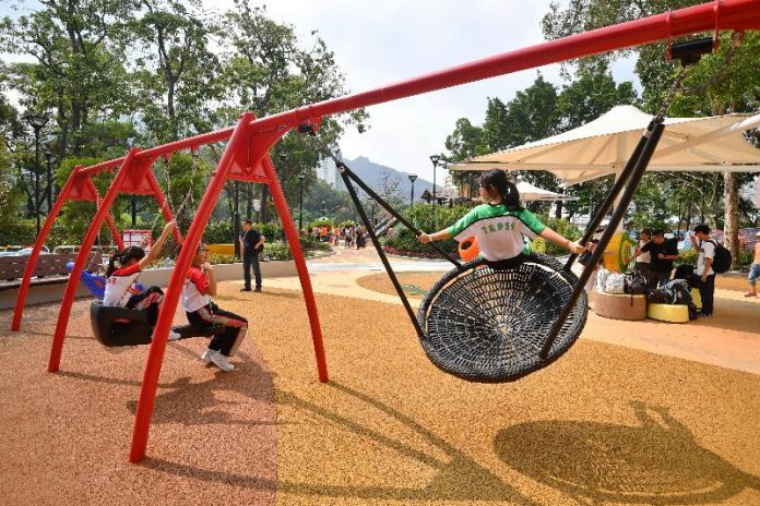 Children's playground in Tuen Mun park is now open! - Dimsum Daily