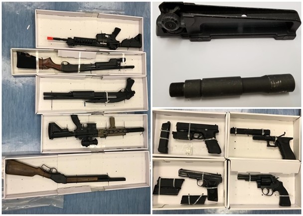 Police confiscate 19 guns and 700 bullets from 13 locations in Hong ...