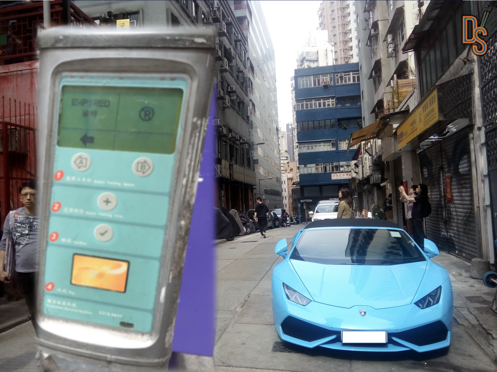 New parking meters with payment information sensor linked to traffic ...