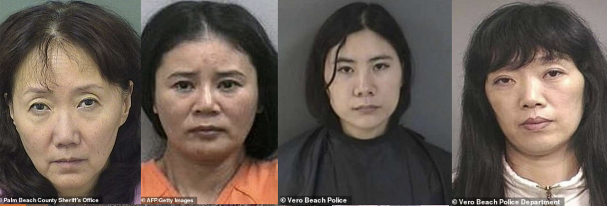 8 Chinese prostitutes aged between 27 and 58 are arrested after a US$20 ...