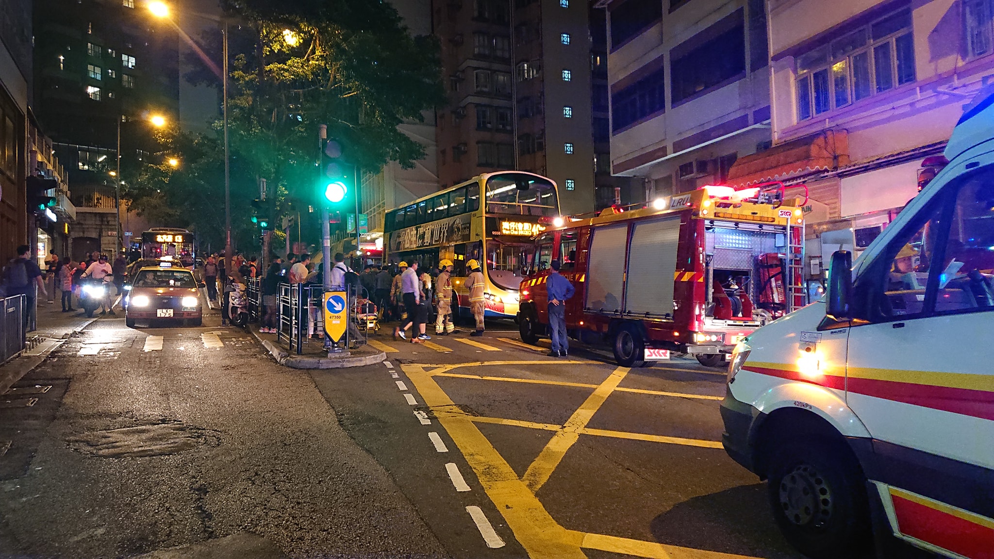 Man almost run over by a bus after being hit by another car on Caine ...