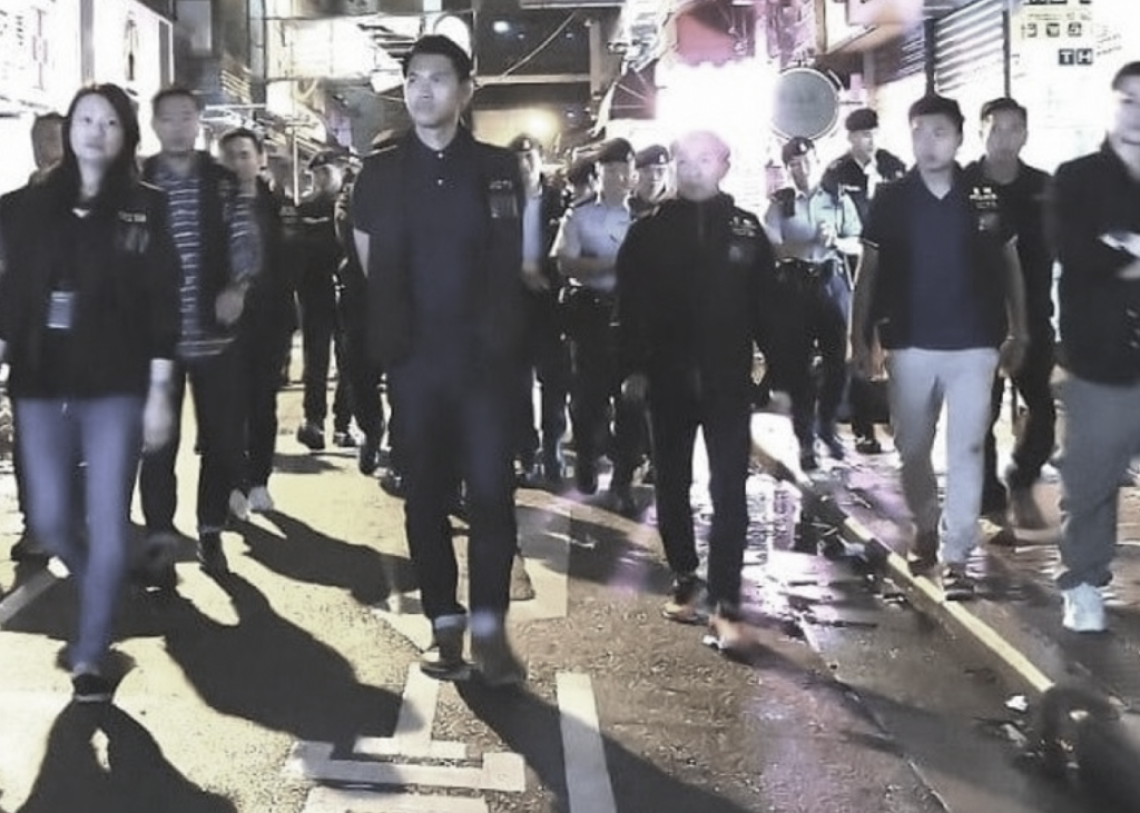 Anti-triad police officers arrest 5 men on Hillwood Road for criminal ...