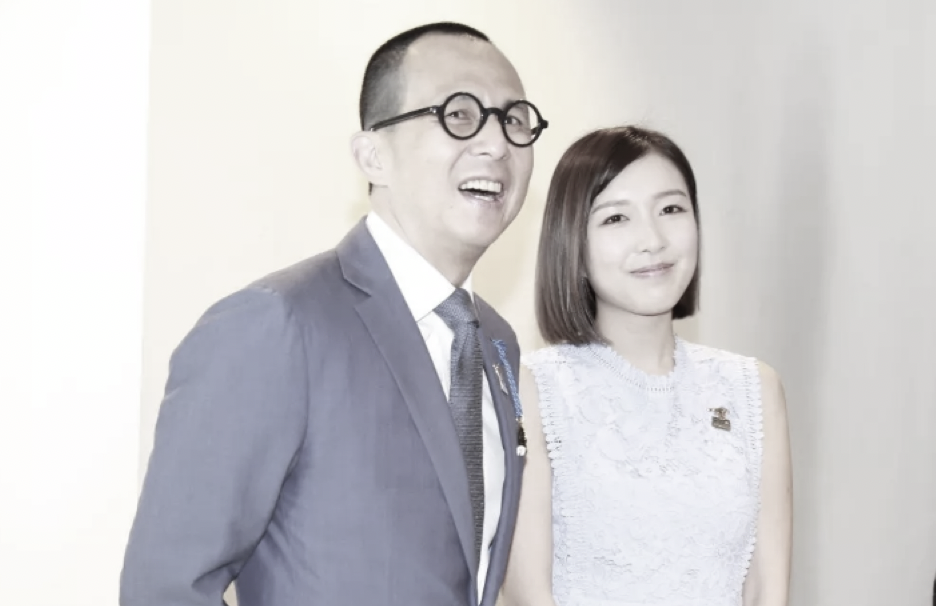 Richard Li spotted in matching outfits with his girlfriend at Sha Tin ...