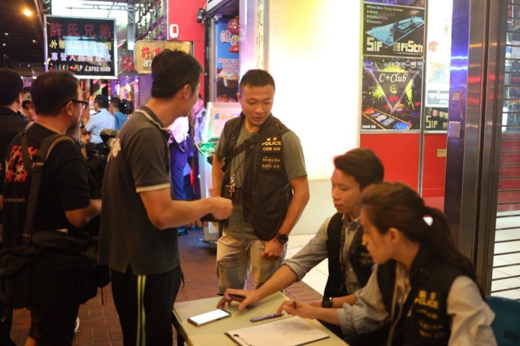 Anti-triad operation carried out in front of Katherine Centre in TST ...