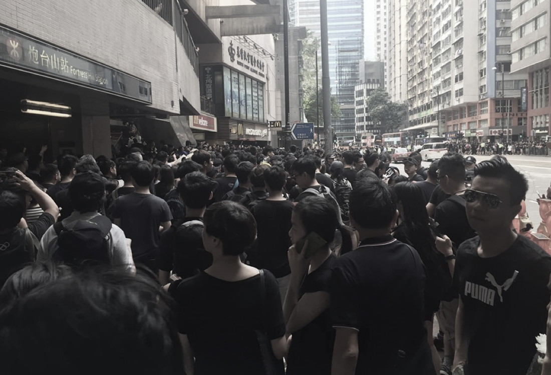 Crowd control measures implemented at multiple MTR stations after the ...