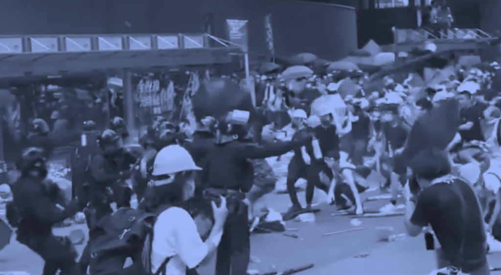 Was the protest on 12th June a RIOT? Shocking video footage allegedly ...