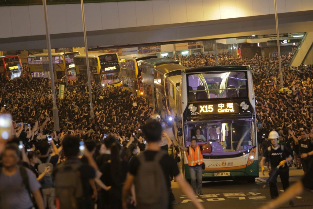 Lyndon Rees, founder of Citybus Hong Kong Commends the young protestors ...
