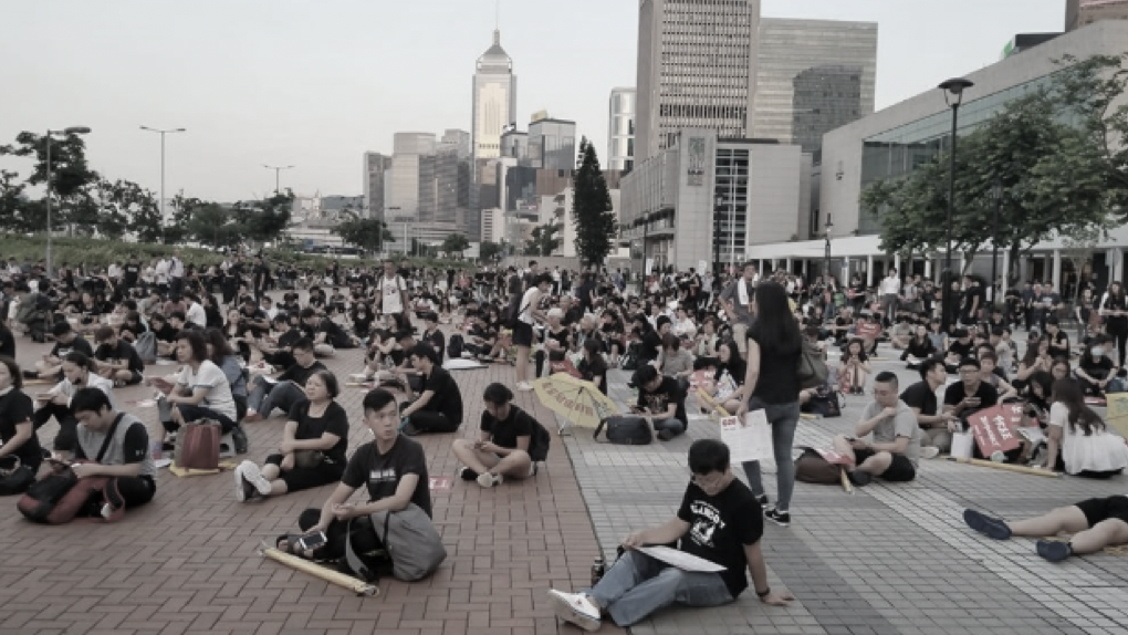 500 people start to gather at the G20 Free Hong Kong Assembly at ...