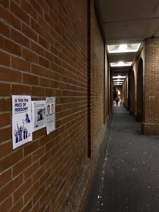 Posters of Hong Kong Police, Rupert Dover and David Jordan found on ...