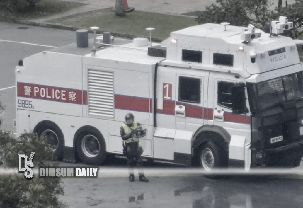 Police complete testing of anti-riot vehicles equipped with 'water ...