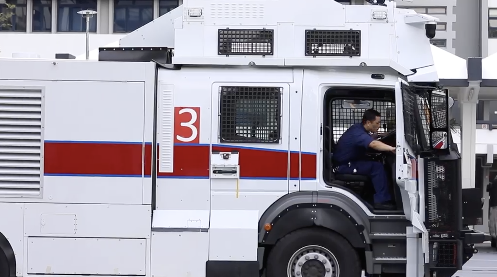 Police explain the usage of Specialised Crowd Management Vehicles (SCMV ...