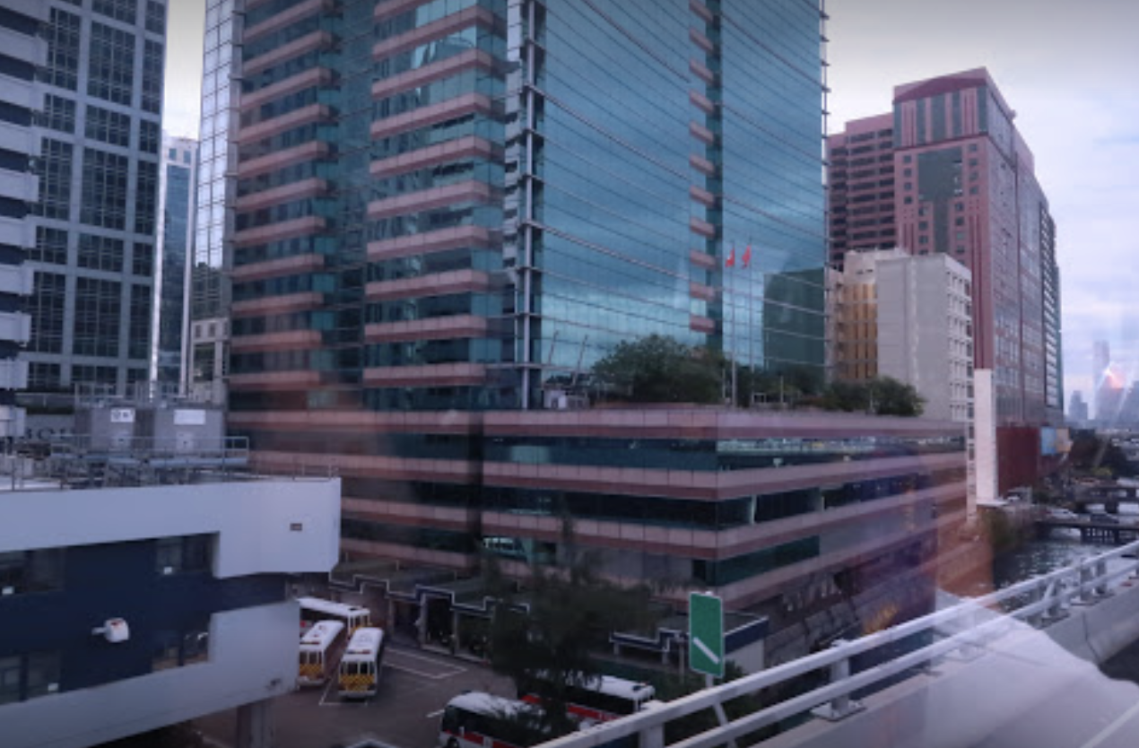 Potential conflict areas by flash mob protesters on Hong Kong Island ...