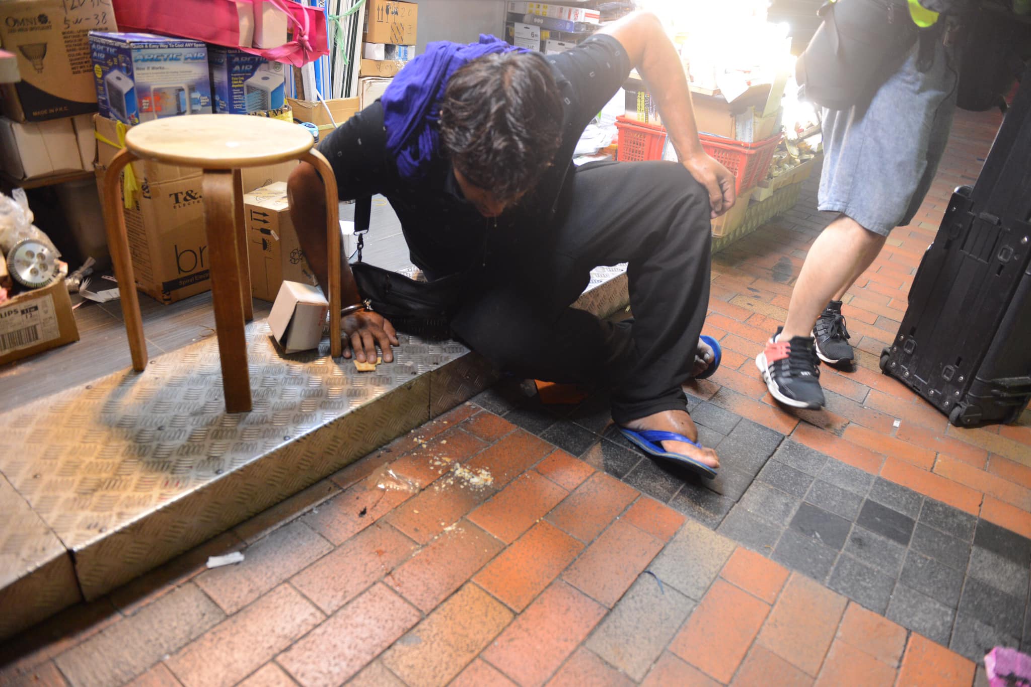 South Asian vomits and food stall owners suffer loss of business as a ...