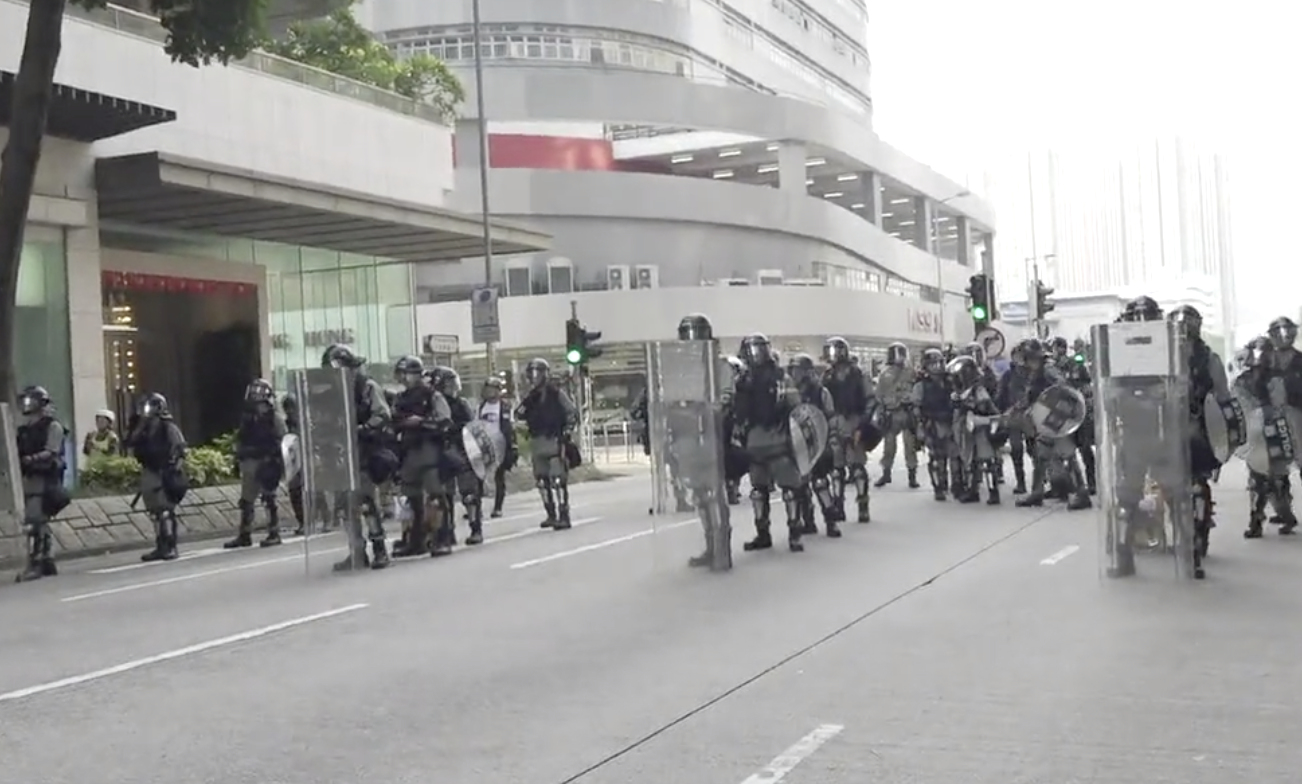 Protesters topple and damage multifunctional street lamps to locate ...