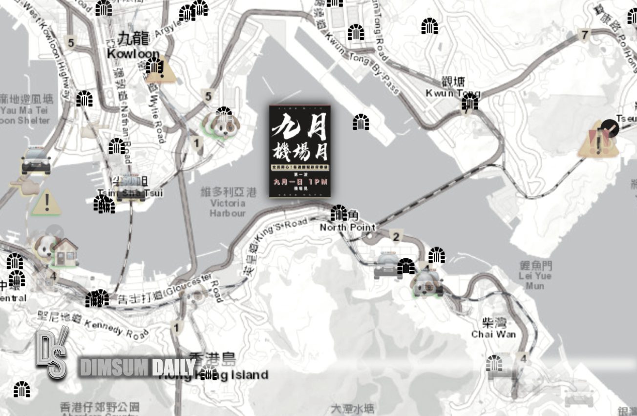 Protesters develop real time map to track locations of police to evade ...