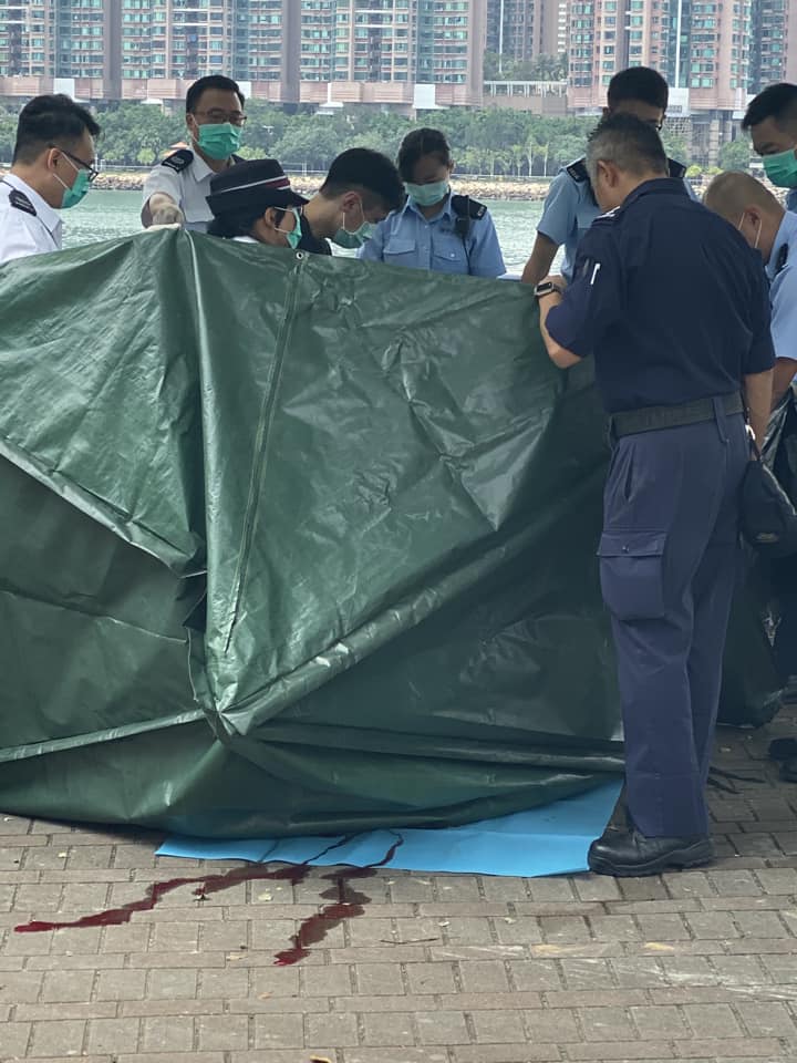Half-naked corpse retrieved by rescue team opposite The Pavilia Bay in ...