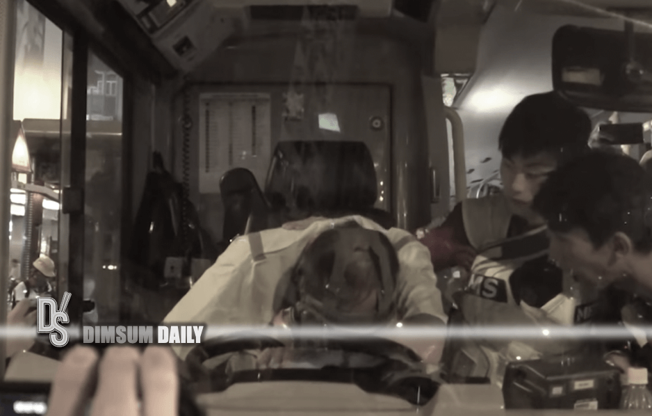 KMB Bus driver and passengers feel unwell after tear gas round hit the ...