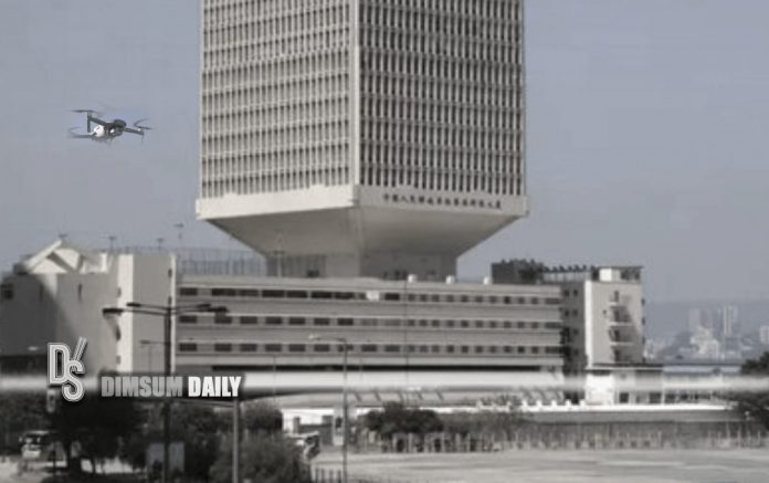 Drone falls into the compound PLA Hong Kong Garrison's headquarters in ...