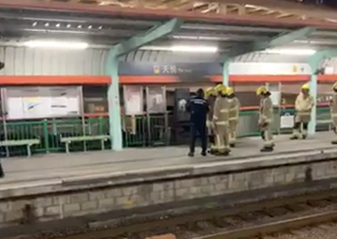 Two rioters hurl objects and petrol bombs at railway tracks and public ...