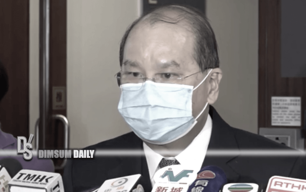 Chief Secretary for Administration, Matthew Cheung clarifies statement ...