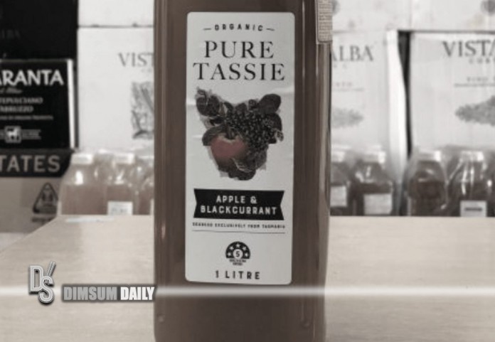 Pure Tassie Organic Apple & Blackcurrant Juice contaminated with patulin - Dimsum Daily