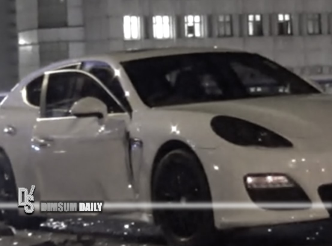 Porsche Panamera breaks down and hit by taxi on Connaught Road West ...