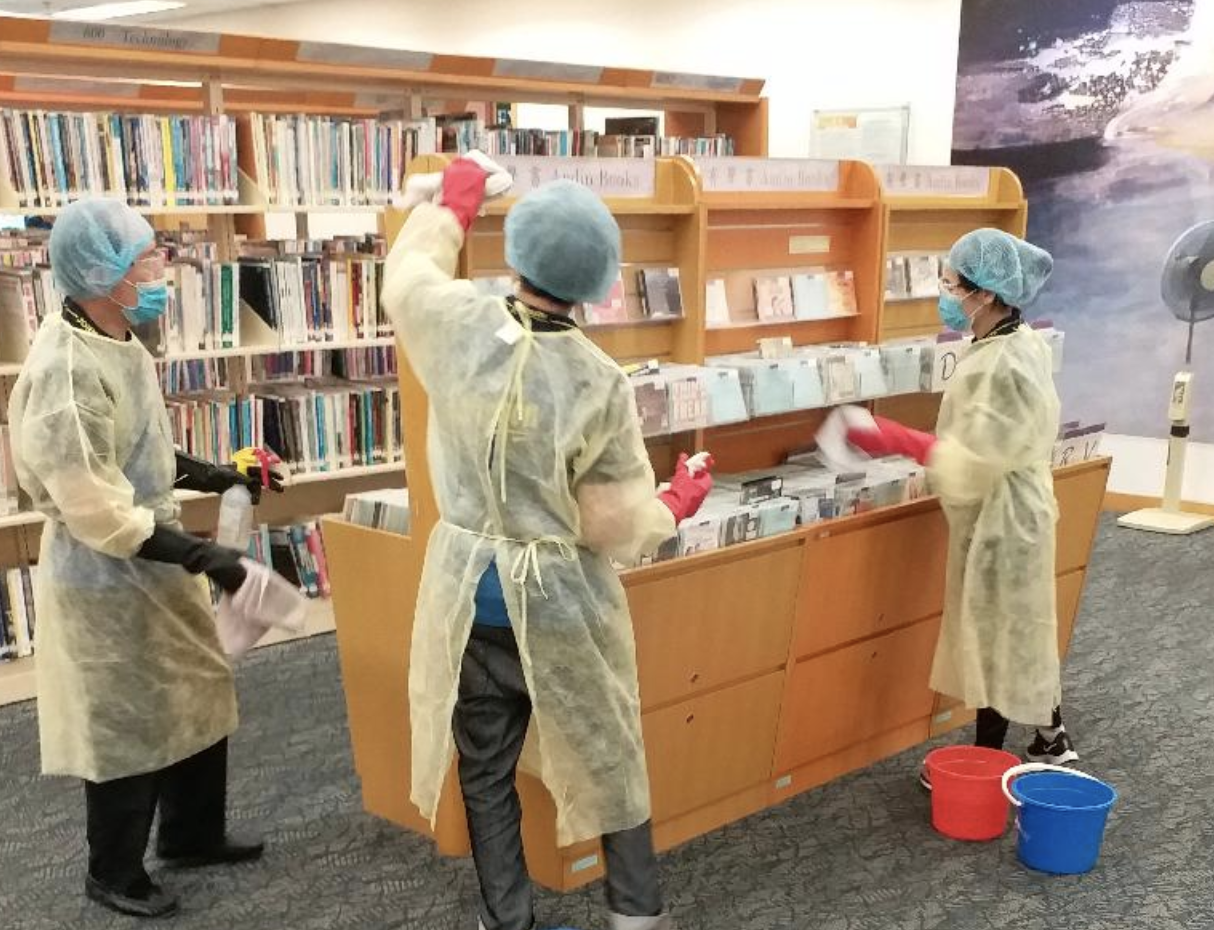 Outsourced cleaner of LCSD and part-time Library Assistant at HK ...