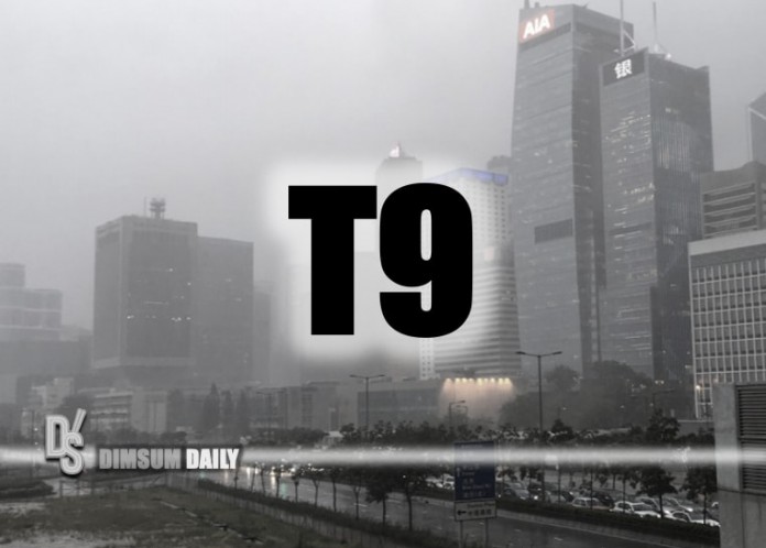 Storm Signal No. 9 issued at 1.30am by Hong Kong Observatory - Dimsum Daily
