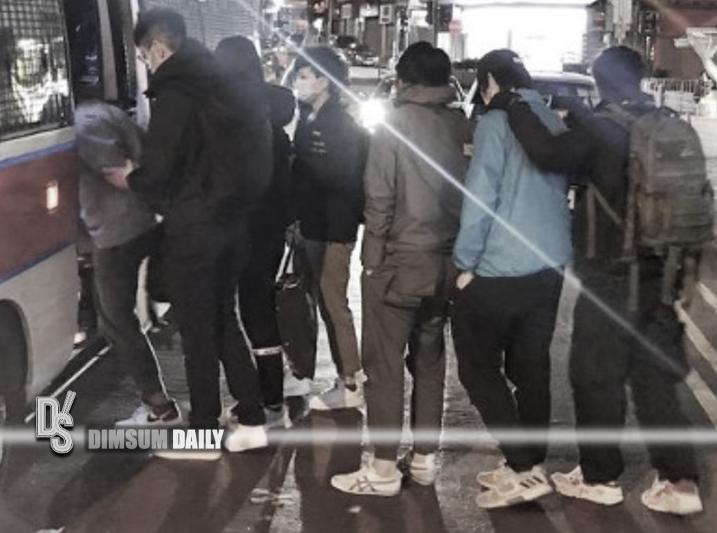 22 arrested at 2 illegal gambling dens in Yau Ma Tei and Hung Hom ...