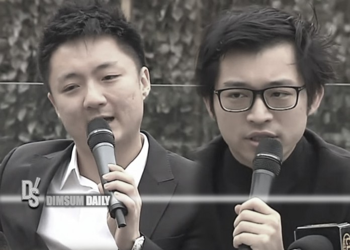 Joseph Lam and Derek Cheung hold joint press conference to reveal ...
