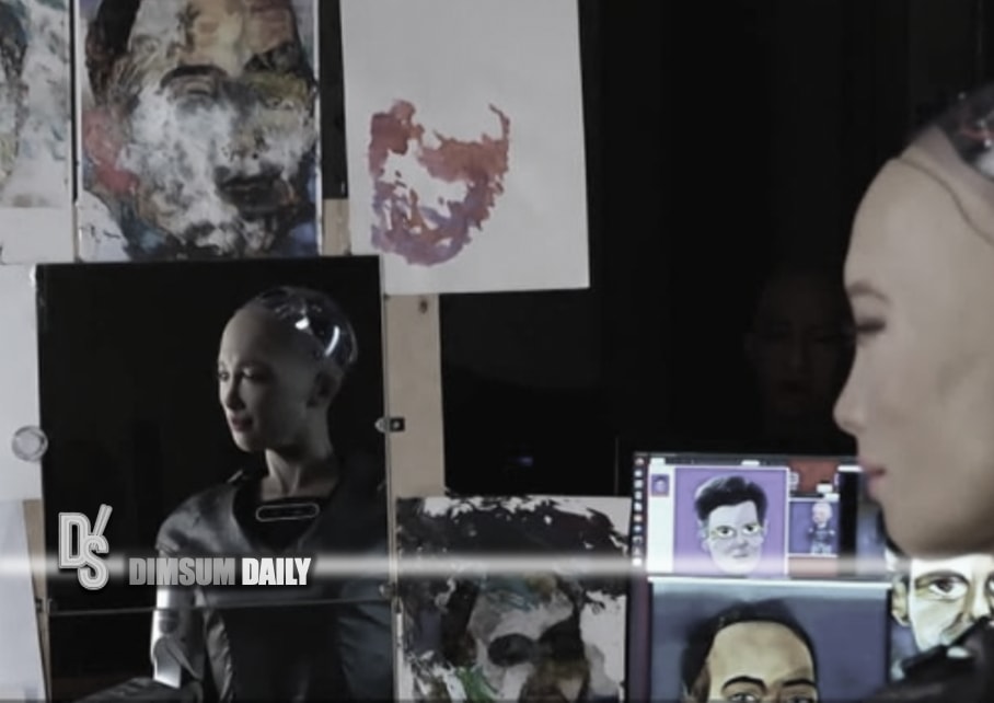 NFT artwork by humanoid robot, Sophia from HK sells at auction for ...