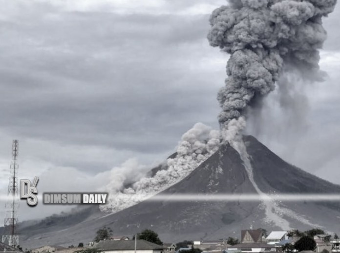 Indonesia's Mount Sinabung erupts, spewing ash up to 1,000 meters ...