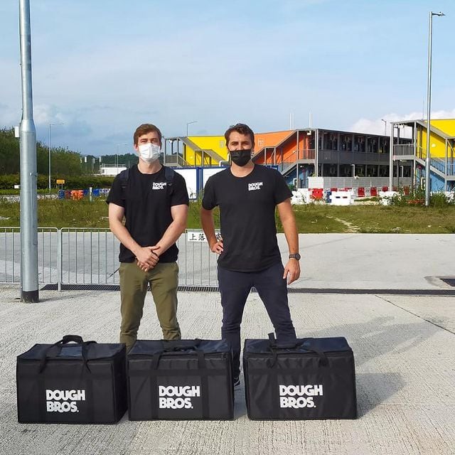 Dough Bros delivers pizzas to quarantined persons at Dorsett Kwun Tong ...