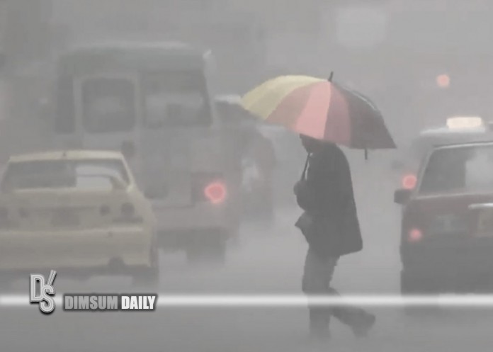 Red Rainstorm Warning Signal and Landslide warning now in effect ...