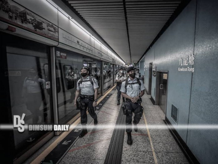 Police officers conduct high-profile patrols to prevent and combat ...