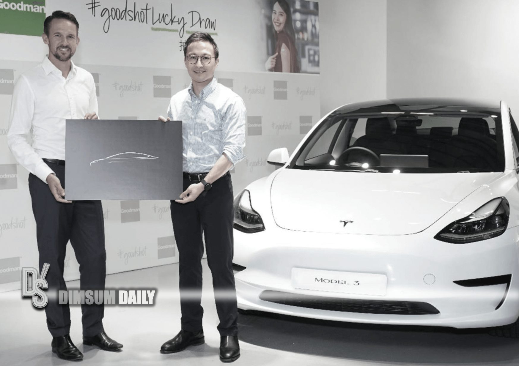 Tesla Model 3 given to lucky COVID-19 vaccinated winner today by ...