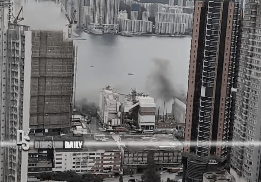 Fire breaks out at cold storage warehouse under demolition in Yau Tong ...