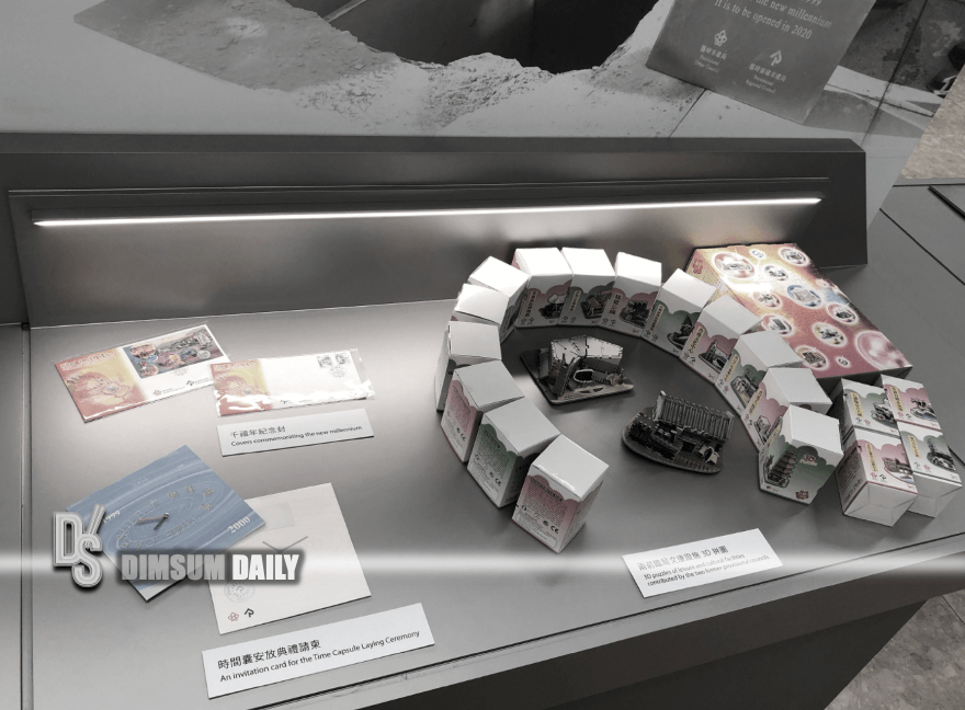 Former municipal services time capsule displayed at Tsuen Wan Town Hall ...