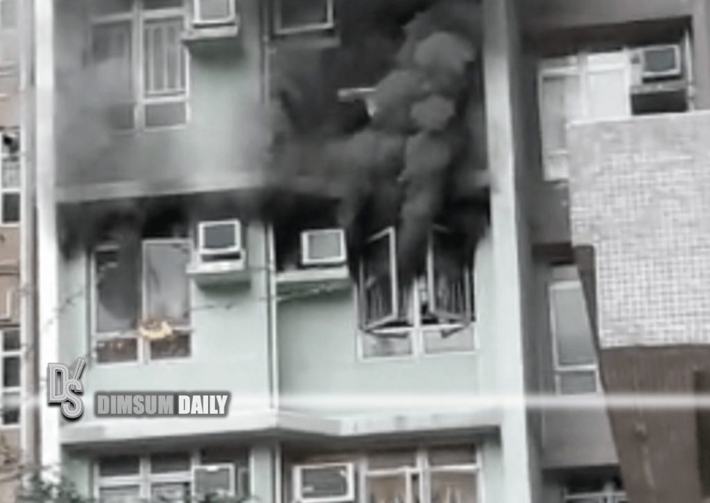 Apartment unit in Yu Tung Court in Tung Chung catches fire, female ...