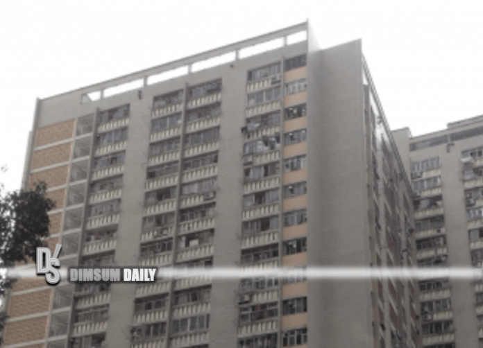 Fu Yuen House, Chuk Yuen (South) Estate in Wong Tai Sin under lockdown ...