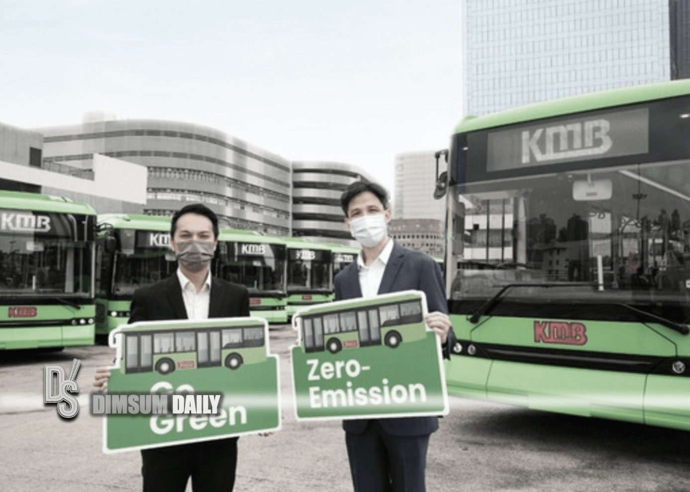 16 new single-deck KMB electric bus put into service today - Dimsum Daily