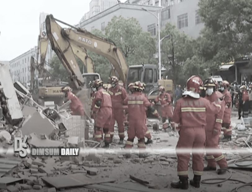 5 rescued and 23 remain trapped after building collapses in central ...