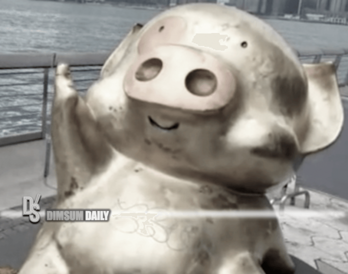 McDull bronze statute at Avenue of Stars in TST vandalised - Dimsum Daily