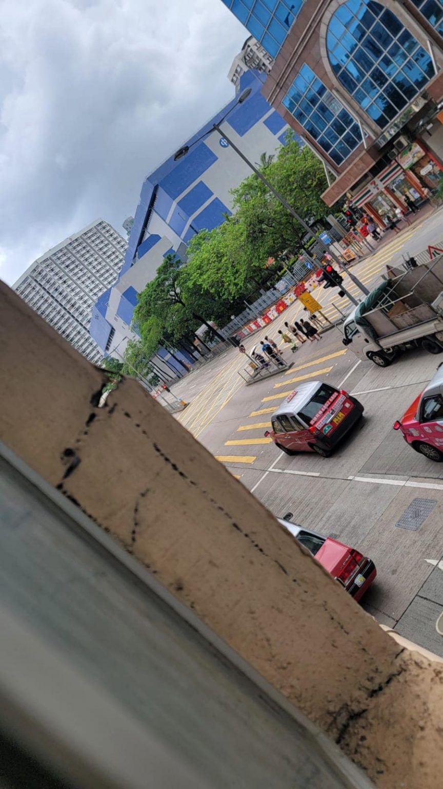 Man Yuen Building in Jordan in danger of 'domino effect' collapse ...