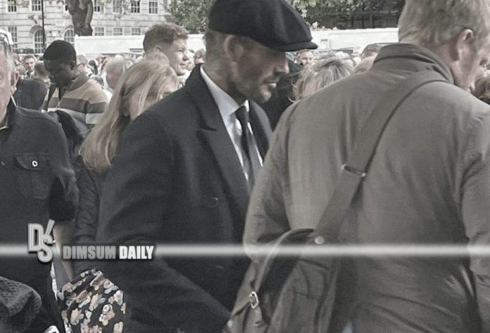 David Beckham's 12-hour wait in queue to see Queen Elizabeth lying in ...