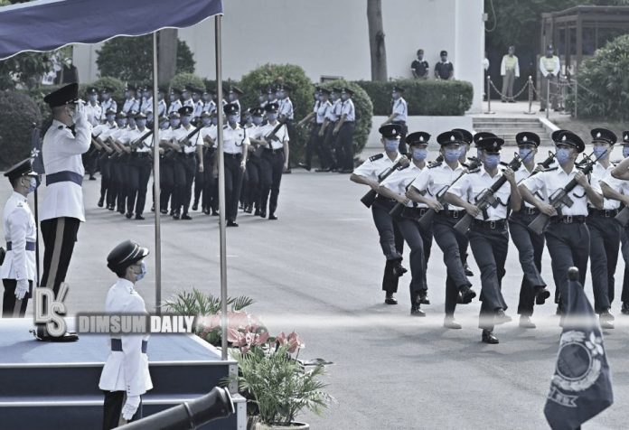 Deputy Commissioner of Police inspects passing-out parade at HK Police ...