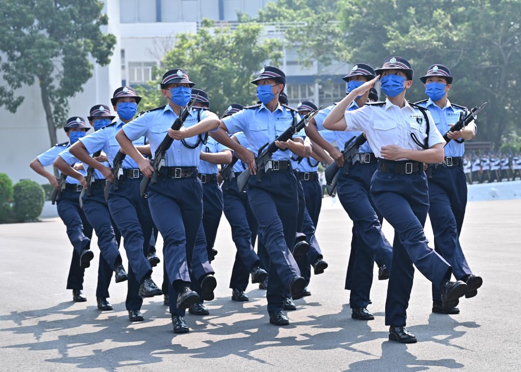 Deputy Commissioner of Police inspects passing-out parade at HK Police ...