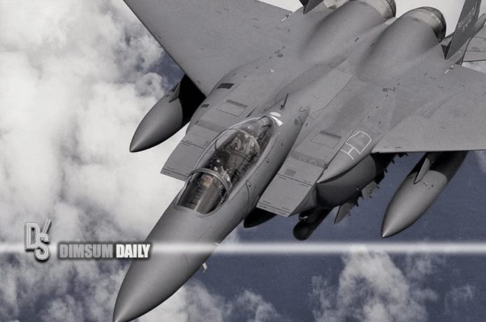 South Korean F15K fighter jets fired 2 JDAM in Yellow Sea in response to North Korea's launch of ...