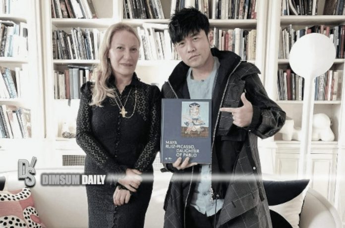 Picasso's granddaughter hosts Taiwanese singer Jay Chou at home in ...