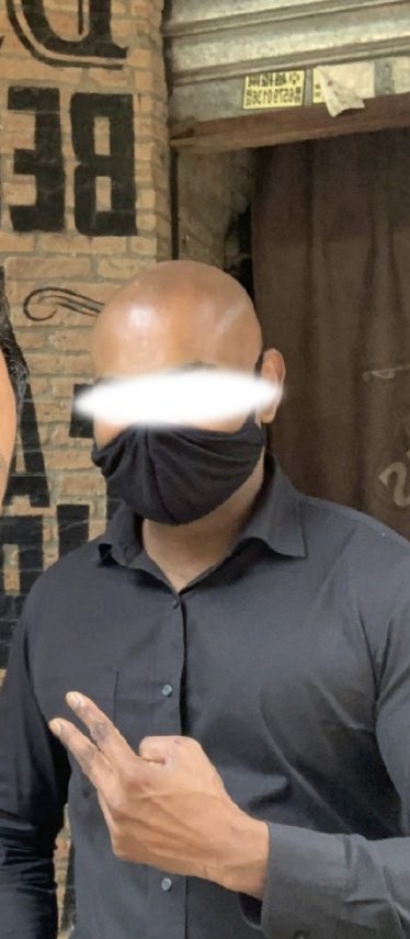 Security staff member holding recognisance form spotted working at The ...